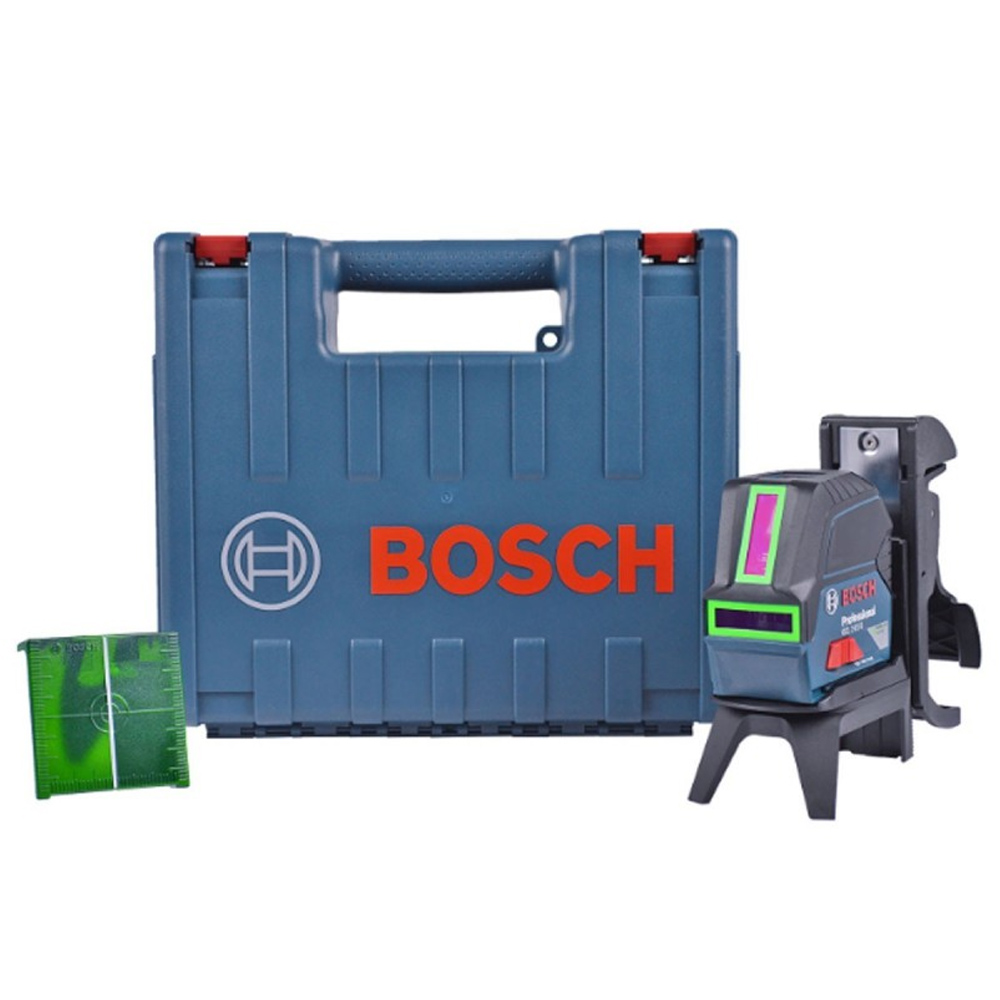 Ripley - NIVEL LASER COMBINADO BOSCH GCL 2-15 G LUZ VERDE 15 METROS